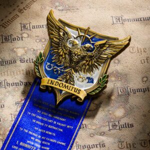 Starforged Brooch Roboute Guilliman Indomitus Crusade Campaign Badge Pin Badge Warhammer 40000