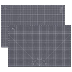 headley tools 24 x 36 inch large self healing cutting mat, durable a1 double sided 5-layer craft cutting board for fabric, quilting, sewing, hobby, scrapbooking, arts and crafts project, dark gray