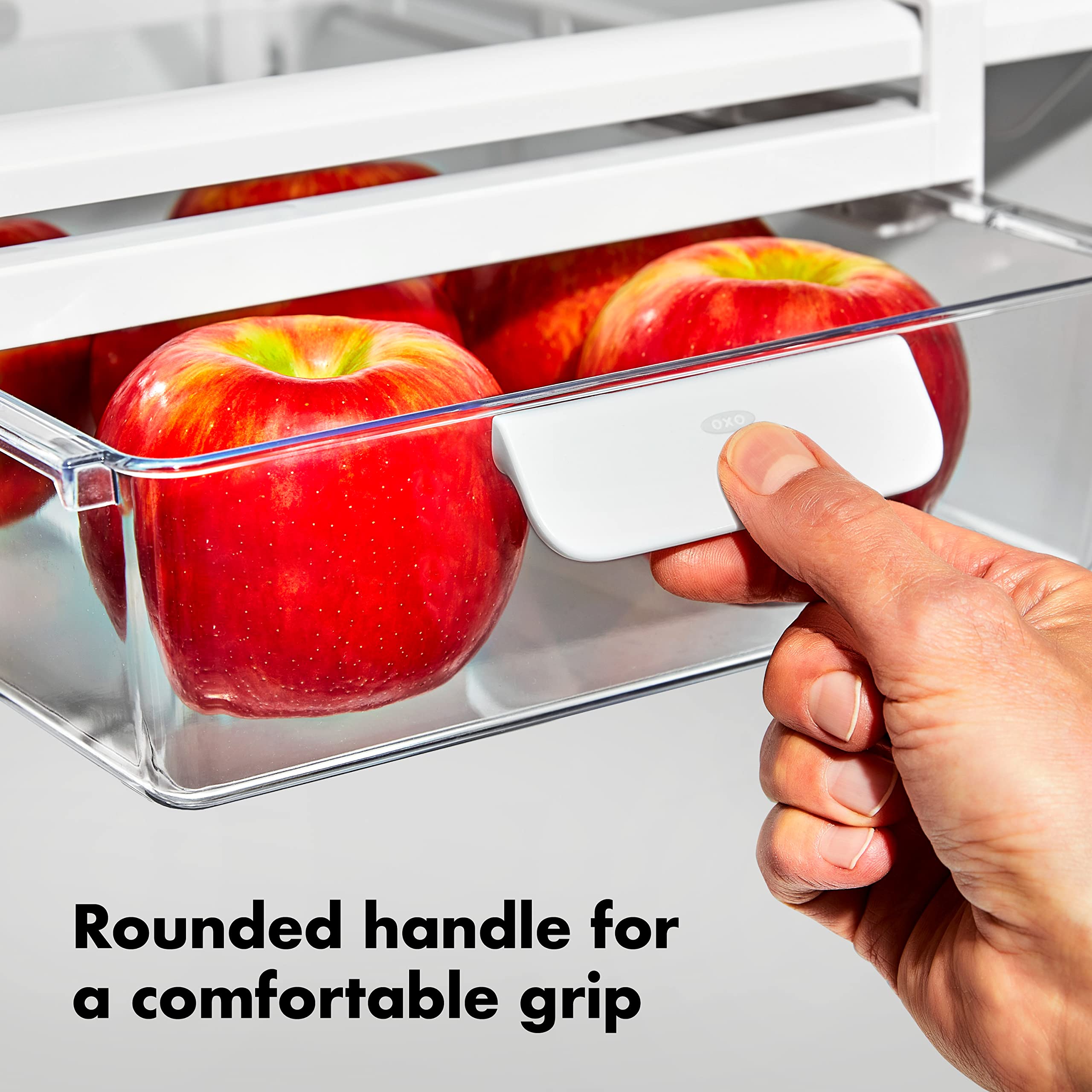 OXO Good Grips Fridge Undershelf Drawer 10 in - for Deli Meat, Cheese, Produce and More,Clear