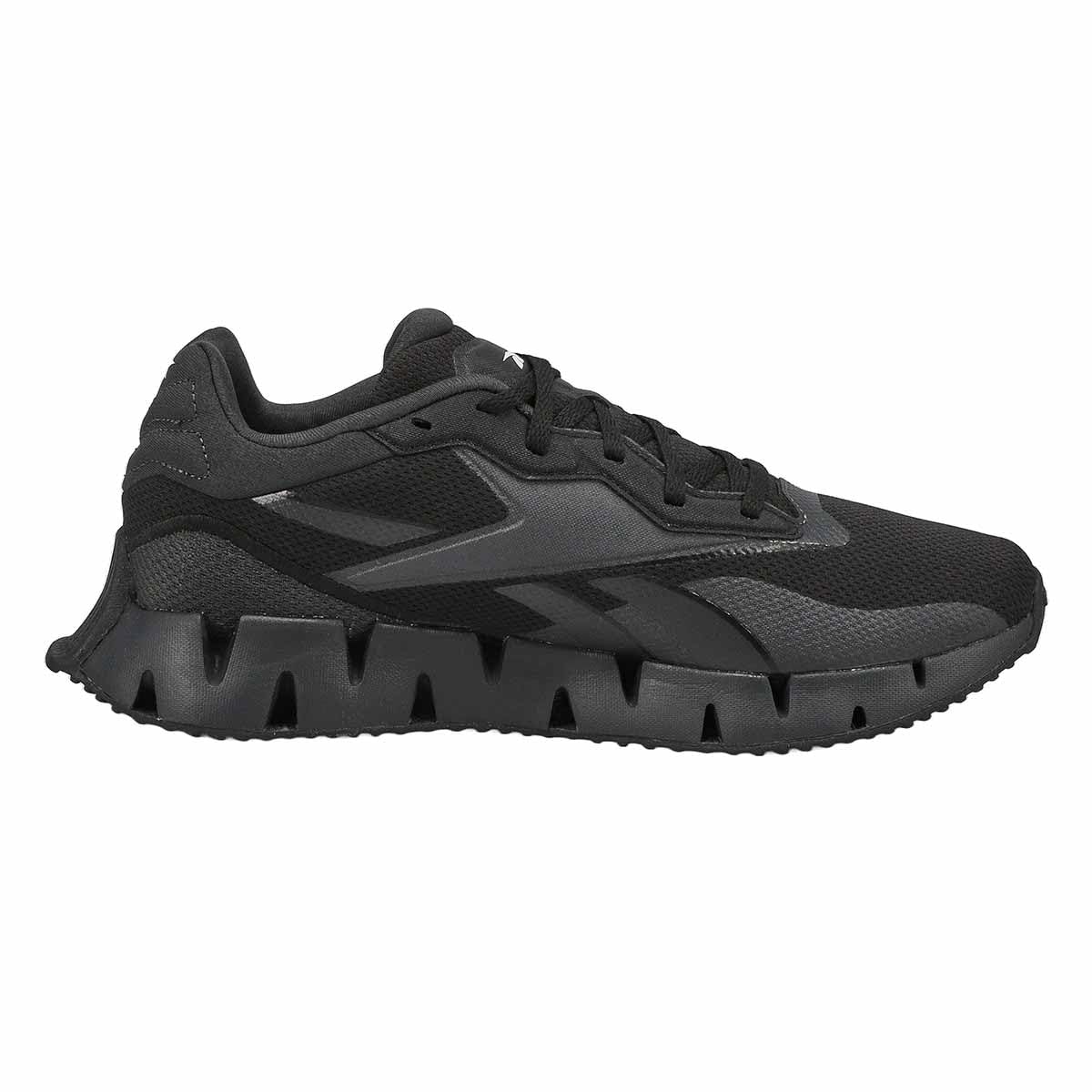 Reebok Unisex Zig Dynamica 4 Sneaker, Black/Pure Grey, 10 US Men