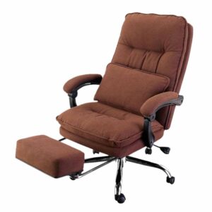 アイリスチトセ ofc-023fb wide recliner chair, brown