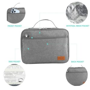 kissleaf Lunch Box for Men Women Insulated Lunch Bag Reusable Lunch Box for Office Work School Leakproof Freezable Cooler Lunch Box for Kids Lunch Bag for Adults