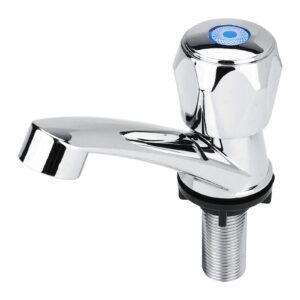 water faucet, g1/2 (20mm) abs plastic single cold faucet water tap bathroom basin kitchen sink accessories(diamond g1/2)