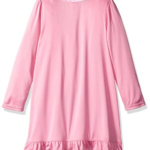 Disney Princess Girls Long Sleeve Nightgown Pajamas (4, Pink)