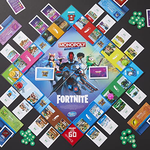 Hasbro Gaming Monopoly Flip Edition: Fortnite Board Game for Ages 13 Game Inspired by Fortnite Video Game, Board Games for Teens and Adults, 2-4 Players