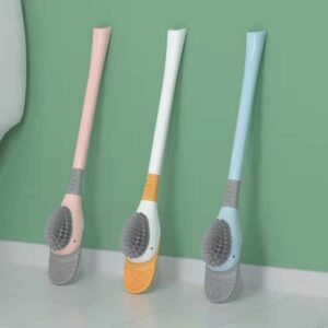 Alipis Car Accessories Cute Duck Toilet Brush with Holder Toilet Bowl Scrubber Handle Soft Cleaning Brush Bathroom Cleaning Tool Toilet Supplies for Hotel Home Office Blue Carpet Cleaner