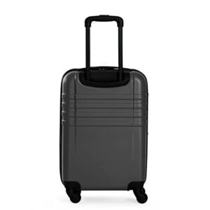 Ben Sherman Hereford Spinner Travel Upright Luggage, Grey, 20-Inch Carry On