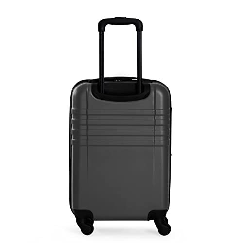 Ben Sherman Hereford Spinner Travel Upright Luggage, Grey, 20-Inch Carry On