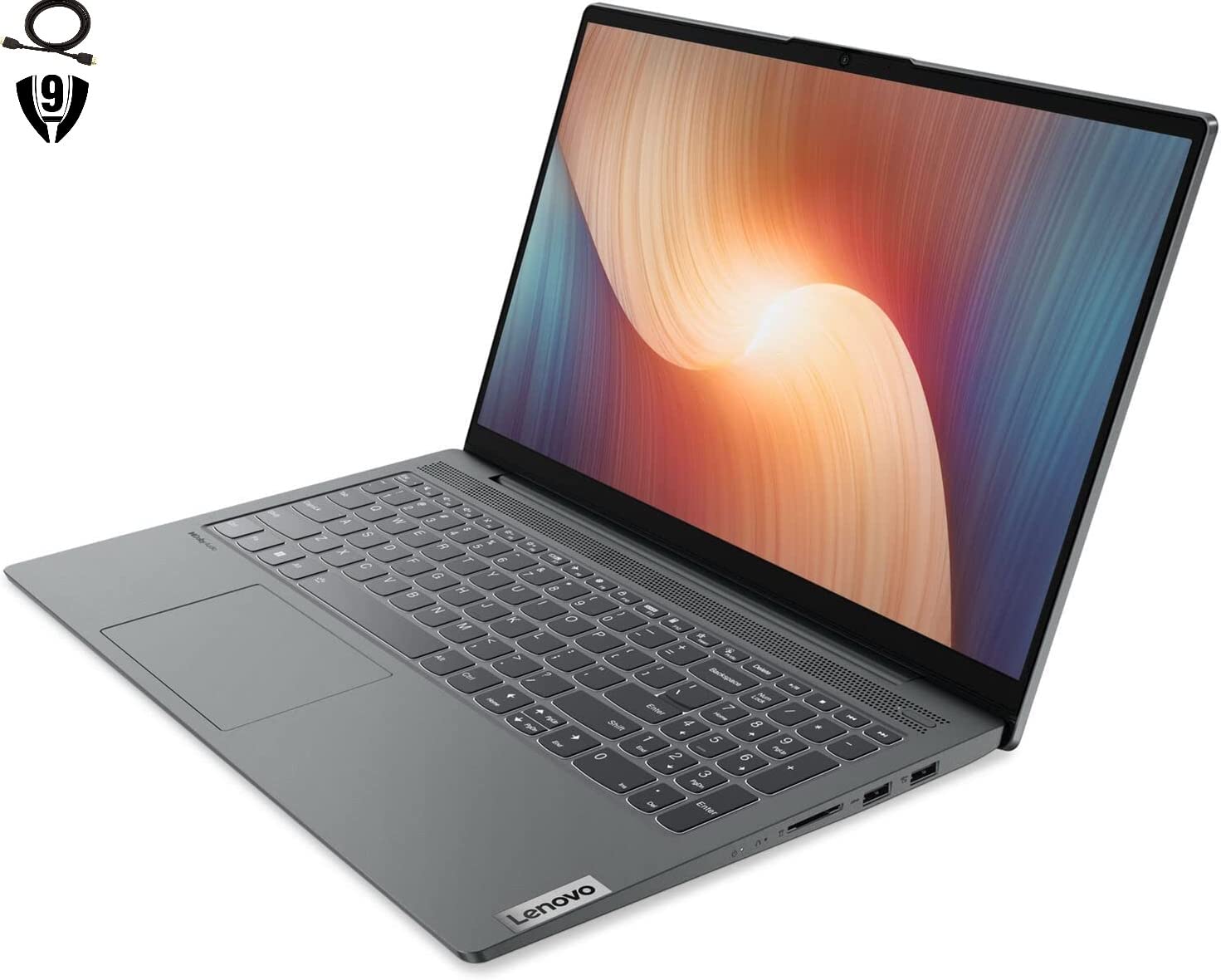 Lenovo Latest IdeaPad 5 15.6" FHD Touchscreen Laptop, AMD Ryzen 7 5825U, 16GB RAM 1TB PCIe SSD, Wi-Fi, Webcam, Fingerprint Reader, Backlit Keyboard, Windows 11 Home, Grey