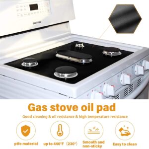 DAORDAER Stove Covers for Gas Burners, Stove Top Cover Cropped Easy Clean Reusable Stove Protector Liners Non Stick Washable Liner Gas Stove Burner Covers Fits Most Gas Range,27x16.7in