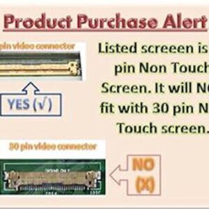 EM EMAJOR TECH New Screen Replacement for MSI GF65 9SD-1028US MS-16W1 1920X1080 FHD 144Hz Non-Touch Replacement LED Screen Display with Set of Adhesive Tape