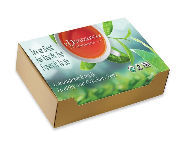 Davidson's Organics, Moringa Strawberry Rose, 100-count Individually Wrapped Tea Bags