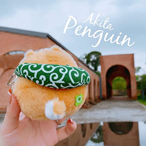 Vitaniya Cute Plush Keychains for Women Small Stuffed Animals,Corgi Penguin,Cute Key ring,Cute Keychains for Backpacks,Kawaii Animals,Christmas Gift.