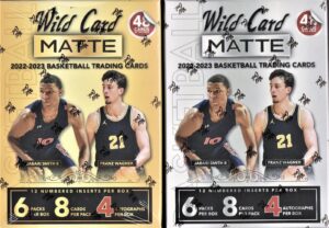 2022-2023 wild card matte basketball mega 2-box lot