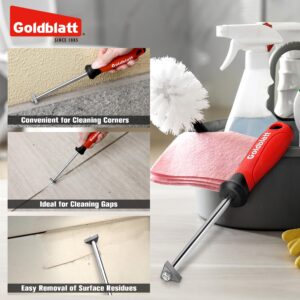 Goldblatt Grout Removal Tool with Replacement Carbide Tip - Professional Grout Cleaner, Caulking Remover, Scraper with Soft-Grip Handle, for Cleaning Floor Ceramic Tile Gaps, Tile Joints or Corners