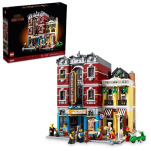 lego icons jazz club 10312 building set for adults and teens, a collectible gift for musicians, music lovers, and jazz fans, includes 5 detailed rooms within the music venue and 8 minifigures