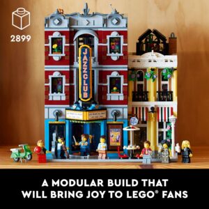 LEGO Icons Jazz Club 10312 Building Set for Adults and Teens, A Collectible Gift for Musicians, Music Lovers, and Jazz Fans, includes 5 Detailed Rooms within The Music Venue and 8 Minifigures