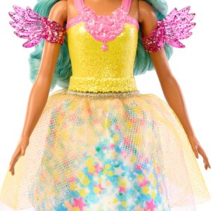 Barbie A Touch of Magic Fashion Doll, Teresa with Fantasy Outfit & Colorful Hair with Comb & Pet Accessories