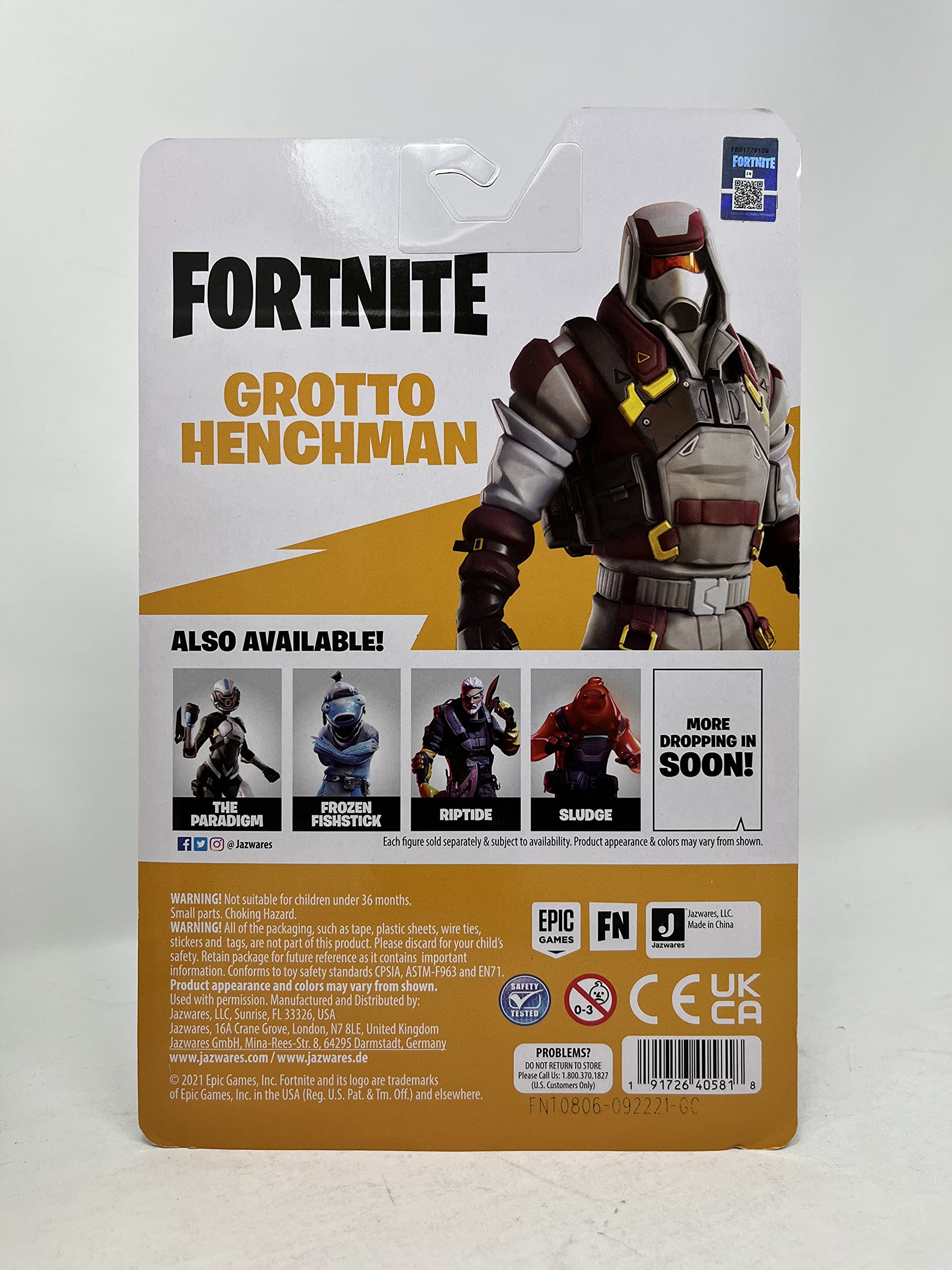 FORTNITE 4" Solo Mode Grotto Henchman Articulated Action Figure