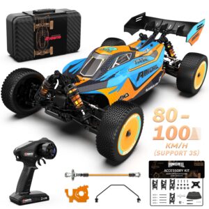 amoril1:12 brushless rc cars for adults,top speed 90+kph fast remote control car with carbon fiber chassis,adjustable motor mount and central slipper clutch,hobby buggy vehicle gift for kids