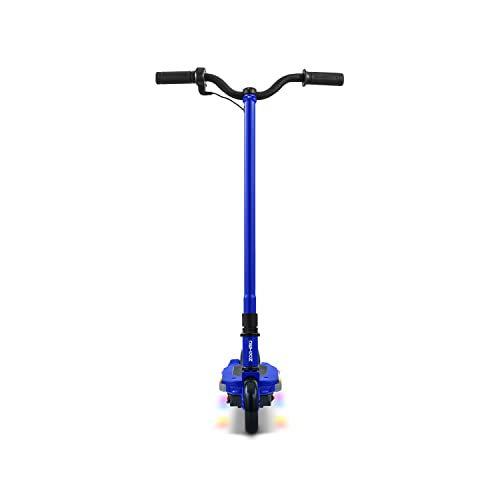 Jetson Echo X Kids Electric Scooter, Lava LED Light-Up Deck, Thumb Throttle, 80-Watt Motor, Up To 9 MPH, Run Time Up To 40 Minutes, Ages 8+, Blue, JECHOX-BLU