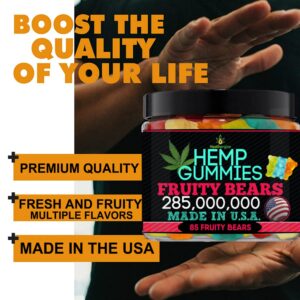 Hеmр Gummies Premium Gummy Bears-Natural Organic Pure Hеmр Oil Infused-Great Party Edible Candy-for Peace and Relaxation, Discomfort, Muscles, Joints-Made in USA