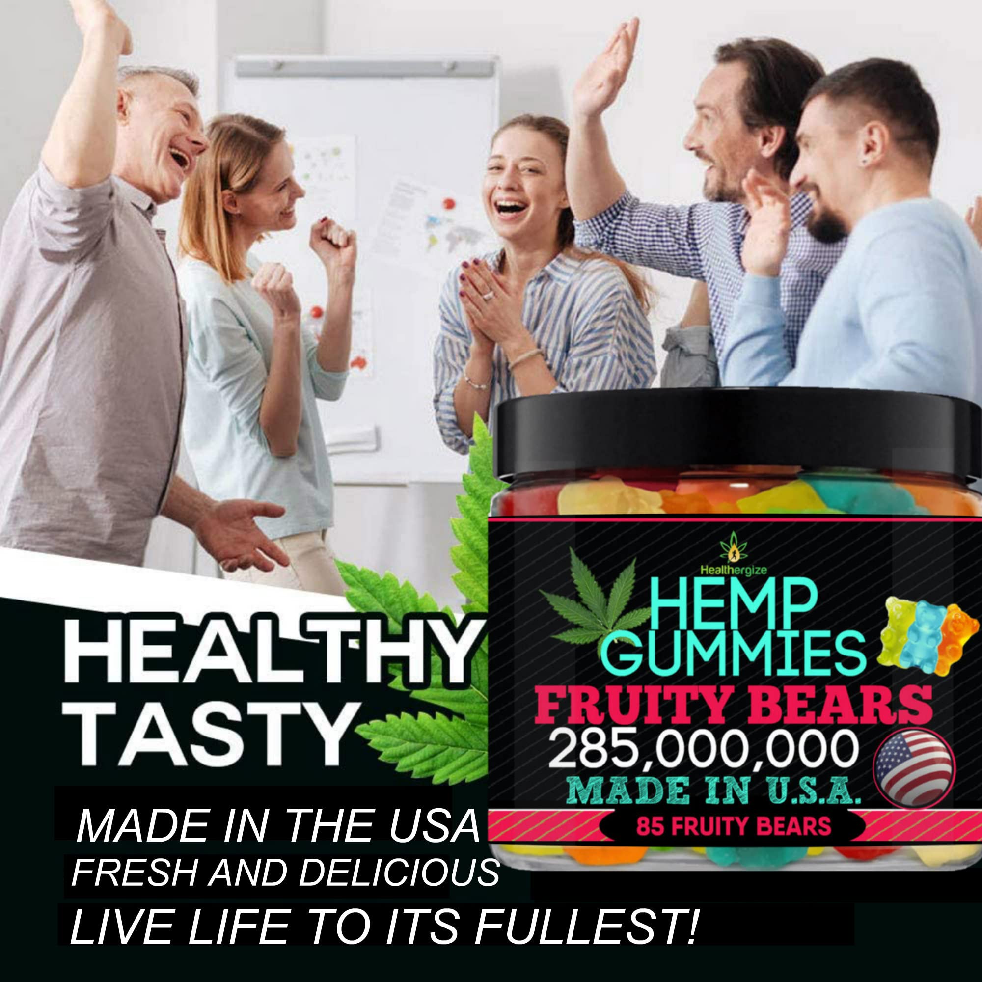 Hеmр Gummies Premium Gummy Bears-Natural Organic Pure Hеmр Oil Infused-Great Party Edible Candy-for Peace and Relaxation, Discomfort, Muscles, Joints-Made in USA