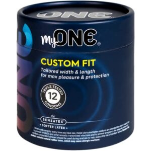 myone snug sized condoms | 51f: classic snug (51), length 6” (f)