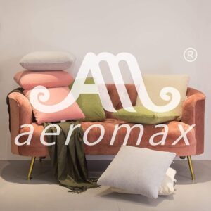 AM AEROMAX 12 × 20 Pillow Insert (Pack of 2) Memory Foam Lumbar Support Throw Pillow Sham Rectangular for Decorative Cushion Bed Couch Sofa without Deform After Longtime Use