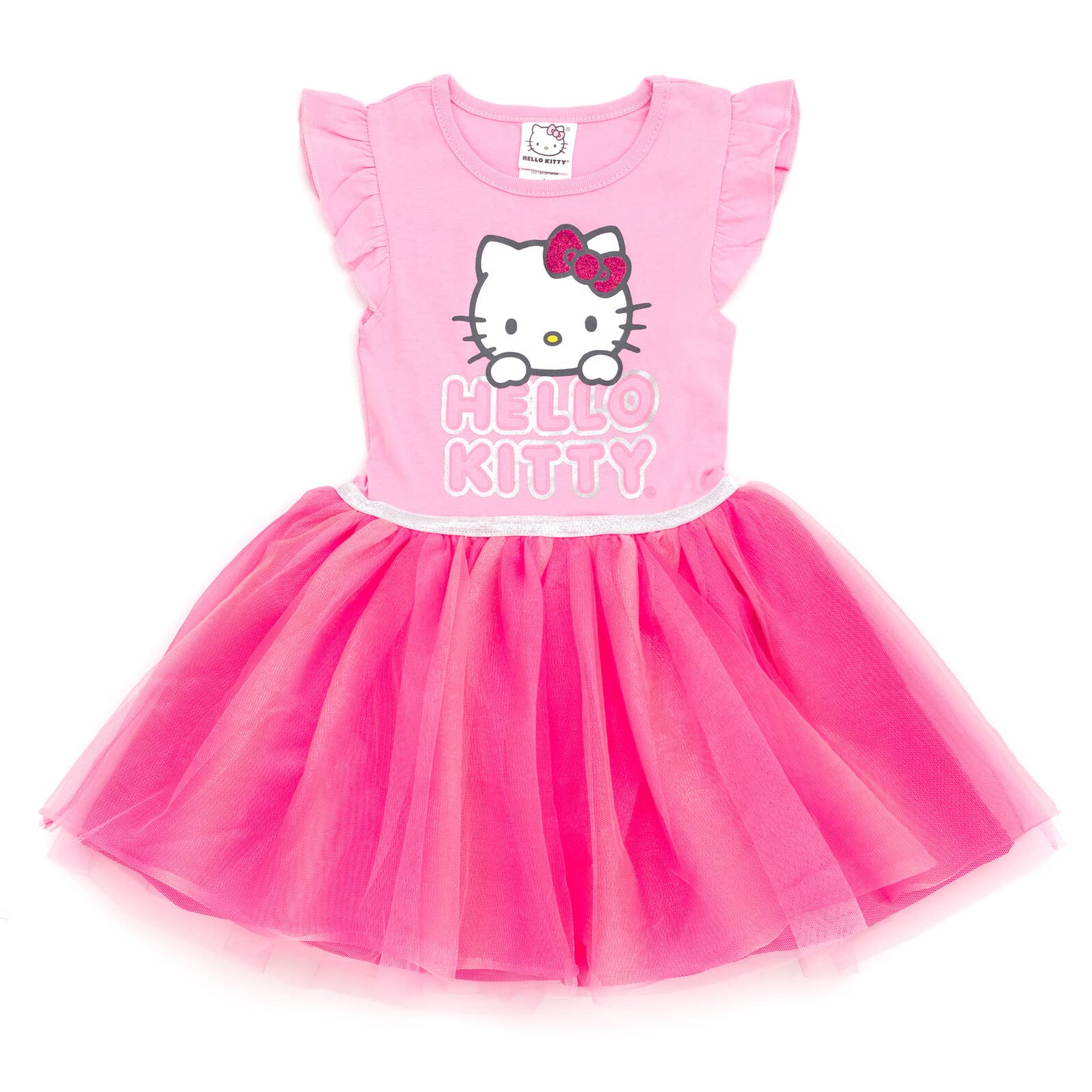 Hello Kitty Little Girls Tulle Dress Pink 7-8