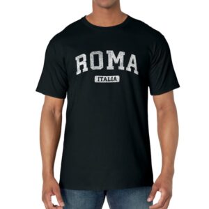 Rome Italy Vintage Sports Design T-Shirt