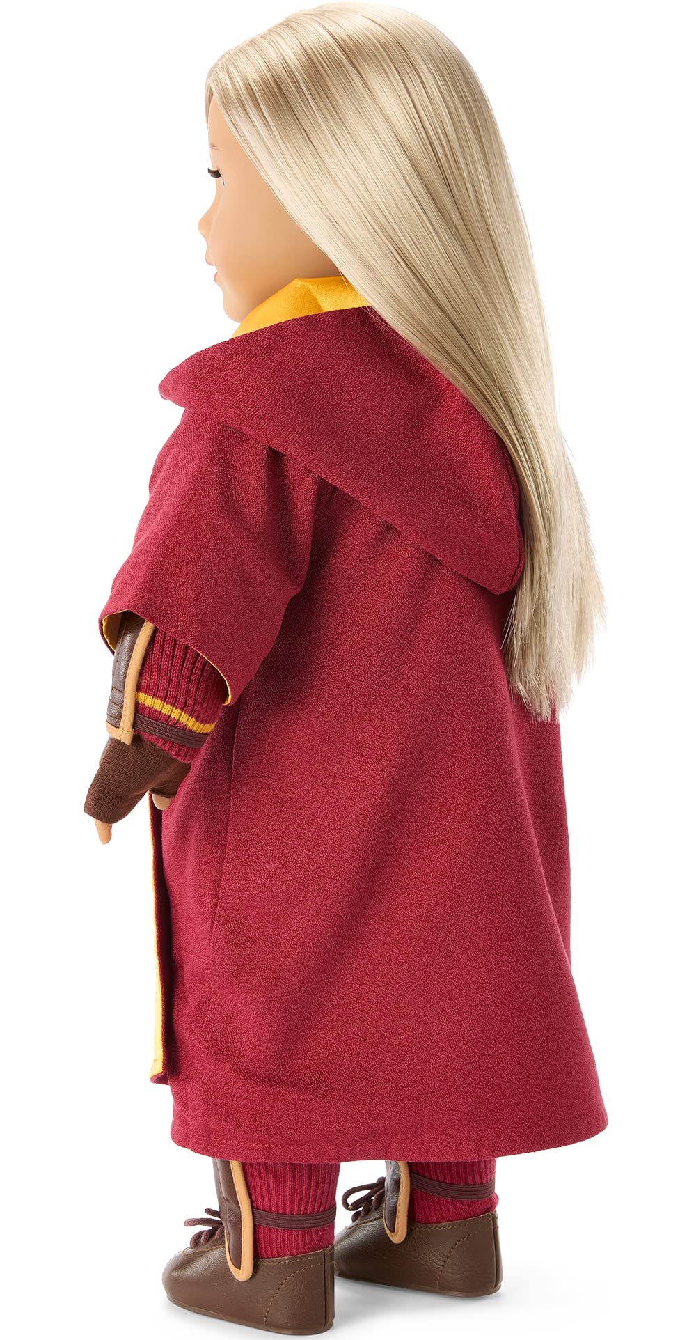 American Girl Harry Potter 18-inch Doll Gryffindor Quidditch Uniform Outfit with Robe Featuring House Crest, For Ages 6+