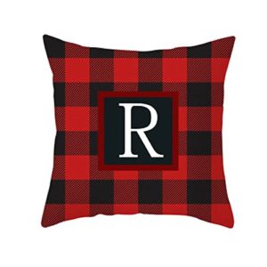 tunkence christmas pillow covers winter holiday cushion case square cushion covers for sofa couch winter holiday home decor,18x18