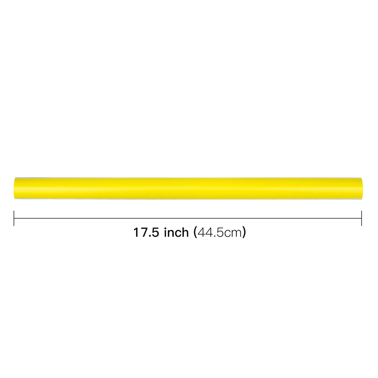 RUSPEPA Yellow Wrapping Paper Solid Color - Mini Roll - for Christmas, Wedding, Birthday, Shower, Congrats, and Holiday - 17.5 Inches X 32.8 Feet