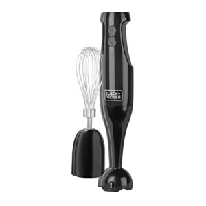 black+decker® 2-speed immersion blender, black, hb2402bc