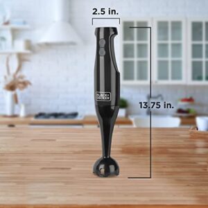 BLACK+DECKER® 2-Speed Immersion Blender, Black, HB2402BC