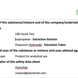 THC & CBD Quick Test Bundle Kit