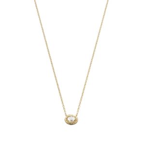 coach women's signature stone pendant necklace