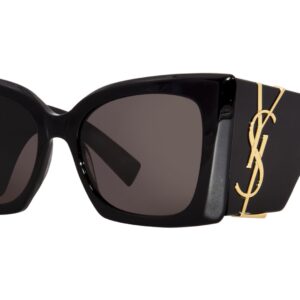 Saint Laurent Women's Sl M119 Blaze Sunglasses, Black, One Size