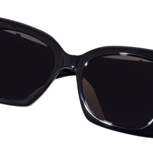 Saint Laurent Women's Sl M119 Blaze Sunglasses, Black, One Size