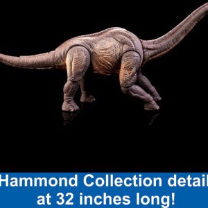 Mattel Jurassic World Mattel Jurassic Park Hammond Collection Action Figure, Brachiosaurus Dinosaur Toy, 30th Anniversary Collectible