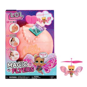 l.o.l. surprise! magic flyers: flutter star- hand guided flying doll, collectible doll, touch bottle unboxing, great gift for girls age 6+, multicolor