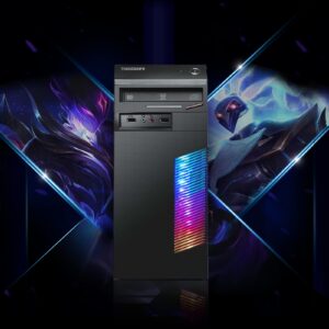 Lenovo Gaming PC Desktop Computer - Intel Quad I5 up to 3.6GHz, GeForce GTX 1660 Super 6G GDDR6, 16GB Memory, 256G SSD + 3TB, RGB Keyboard & Mouse, WiFi & Bluetooth 5.0, DVD, Win 10 Pro (Renewed)