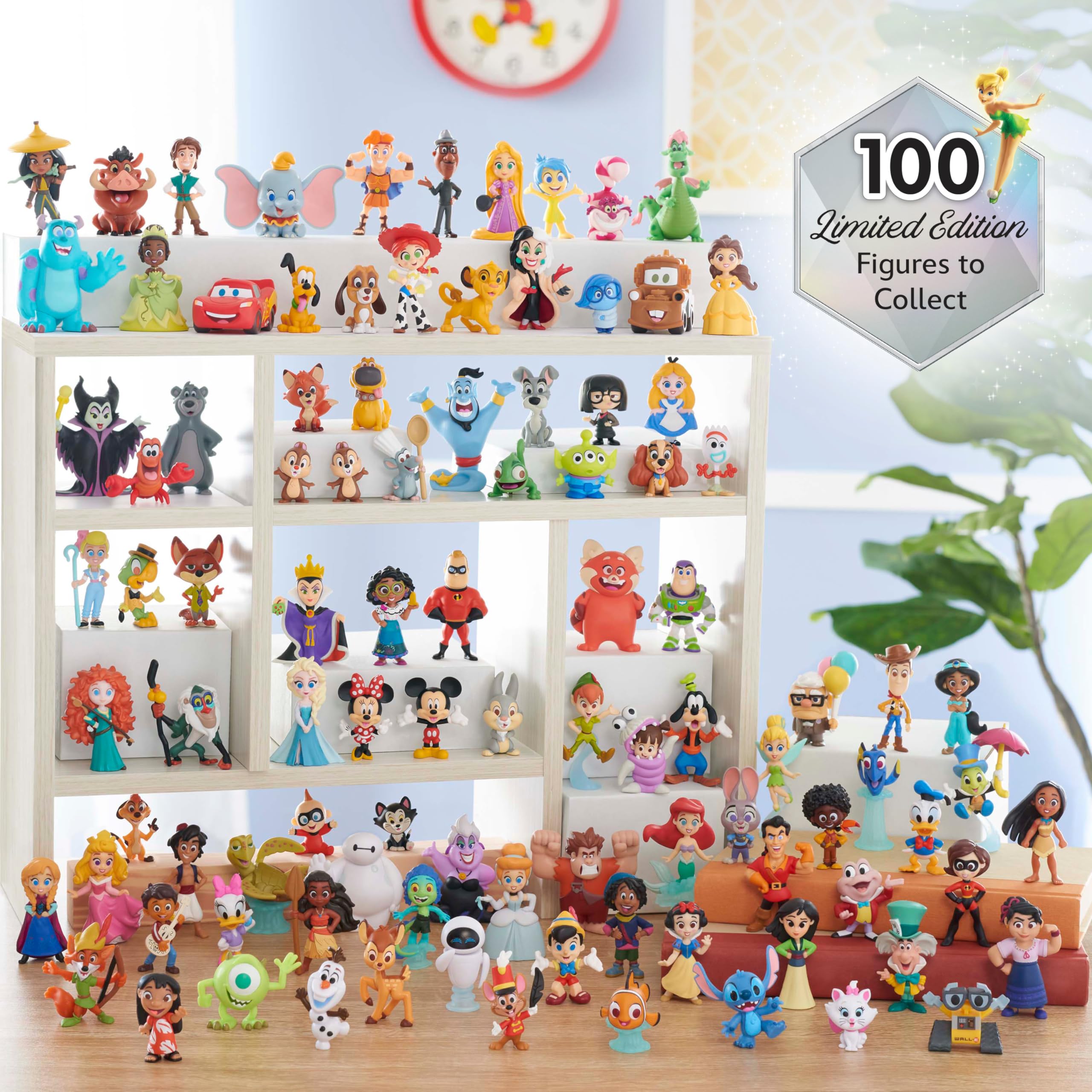 Disney100 Years of Epic Transformations, Limited Edition 8-piece Figure Set, Kids Toys for Ages 3 Up by Just Play