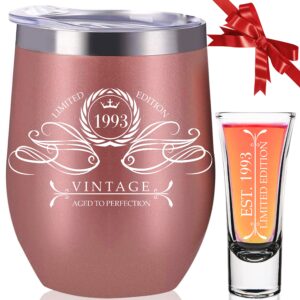 30th birthday gifts for her - 1993 30th birthday decorations for women her - 30 year old gifts, 30 birthday idea presents for women, her, wife, daughter, girlfriend, friends, sisters - 12 oz tumbler