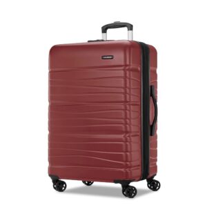 Samsonite Evolve SE Hardside Expandable Luggage with Double Spinner Wheels, Matte Burgundy, 3PC Set (CO/M/L)