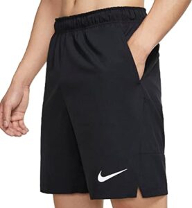 nike dri-fit flex woven shorts nkdj8686 010 (as1, alpha, m, regular, regular) black