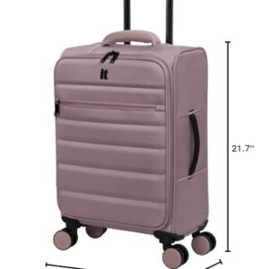 it luggage Census 22" Softside Carry-On 8 Wheel Spinner, Soft Pink, 21"