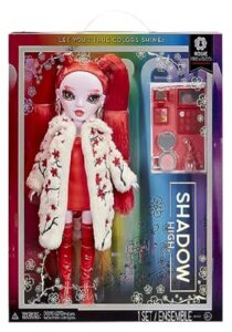 rainbow high shadow high rosie - red fashion doll. fashionable outfit, extra long hair & 10+ colorful play accessories. great gift for kids 4-12 years old & collectors