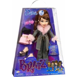 bratz original fashion doll dana series 3 with 2 outfits and poster, collectors ages 6 7 8 9 10+